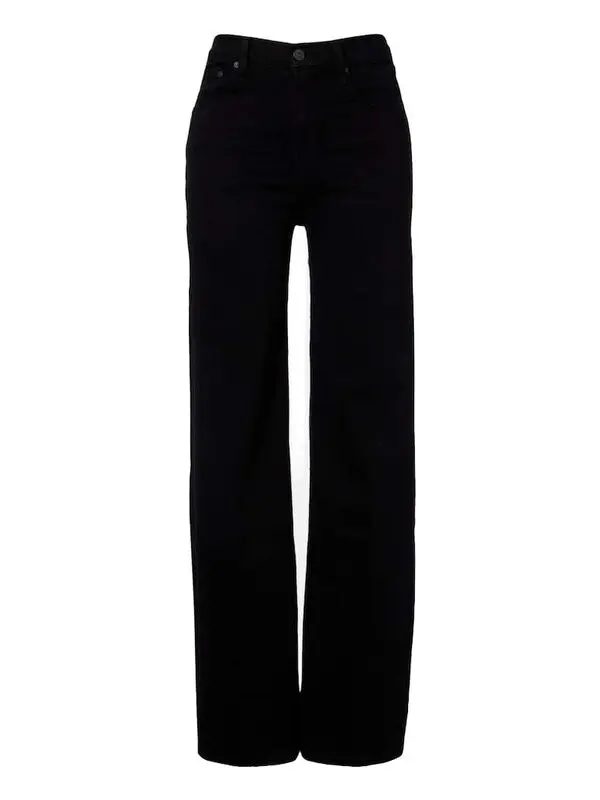 Citizens Of Humanity Lyra High-rise Wide-leg Jeans - Black