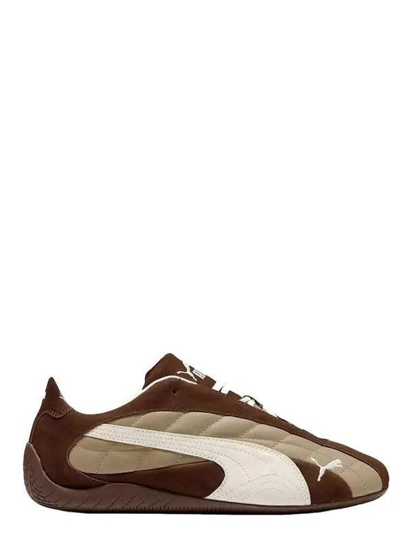 PUMA Speedcat Plus Quilted Sneakers - Espresso Brown/warm White
