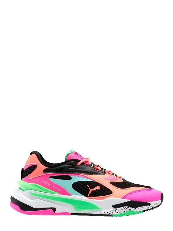 PUMA Rsfast White Peach Sneakers - Puma White/elektro Green/nrgy Peach