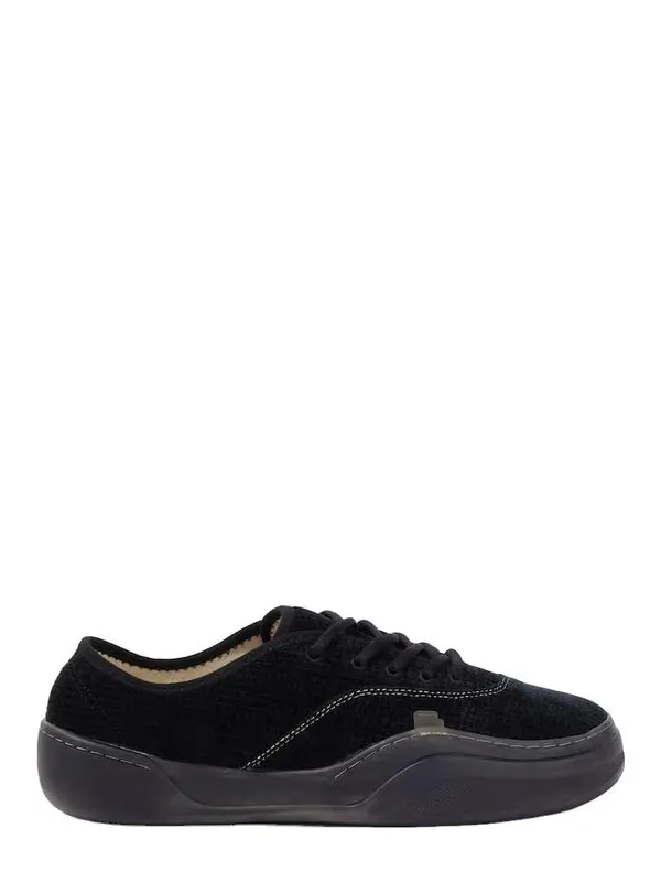 ERL Corduroy Lace-up Sneakers - Black