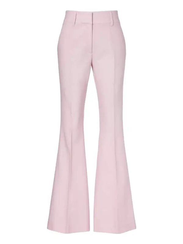 Gabriela Hearst Rhein Wool Flared Pants - Pink