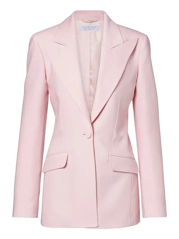 Gabriela Hearst Wool-blend Blazer - Pink