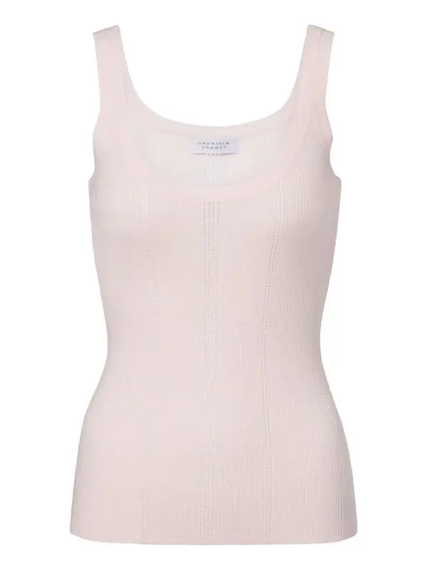 Gabriela Hearst Lucy Rib-knitted Wool Tank Top - Pink