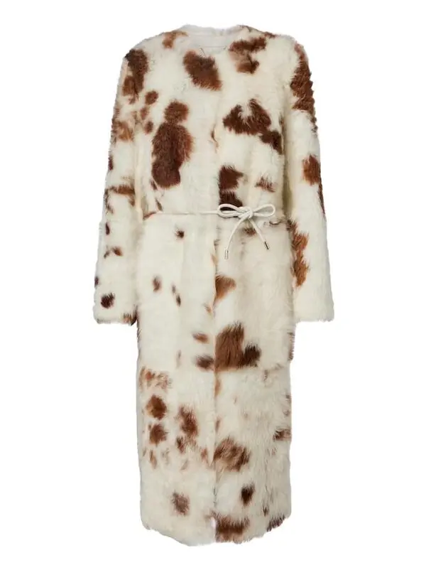 Zimmermann Hypnotic Shearling Coat - Multicoloured
