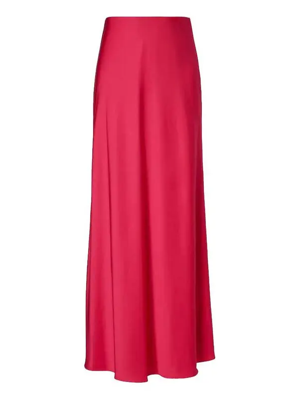 Simkhai Kiri Satin Maxi Skirt - Pink