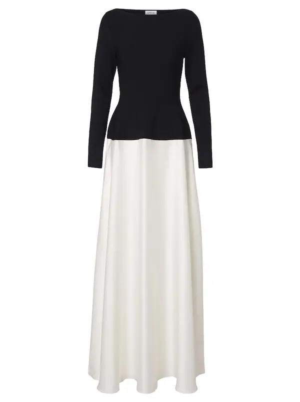 Simkhai Paola Satin Gown - Black