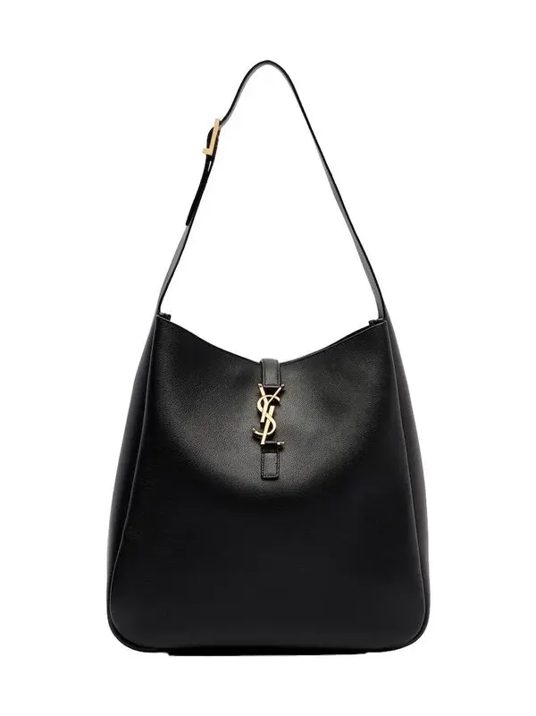 Saint Laurent Le 5 À 7 Supple Large Leather Shoulder Bag - Black