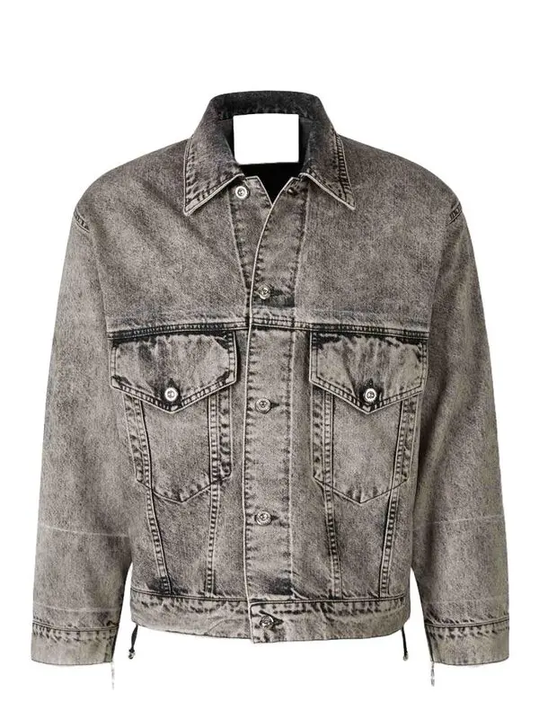 SETCHU Removable Denim Jacket - Grey