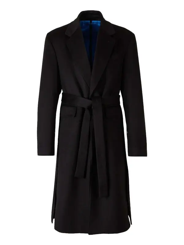 SETCHU Long Cashmere Coat - Black