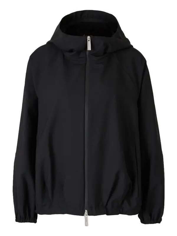 Herno Technical Hooded Jacket - Black