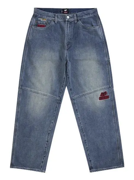 Supreme Fox Racing Cordura Baggy Jean - Denim
