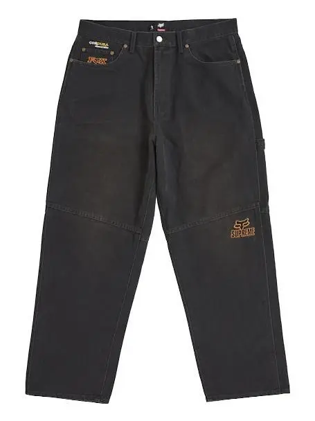 Supreme Fox Racing Cordura Baggy Jean - Black