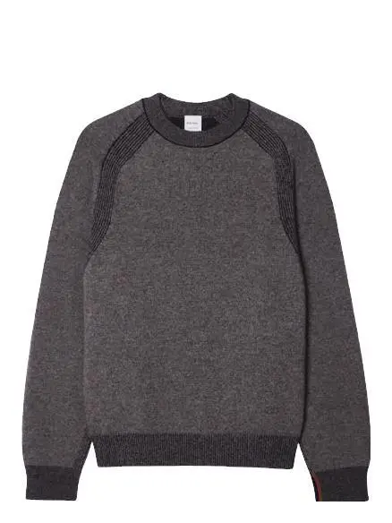 Paul Smith Lambswool Crewneck Pullover - Grey