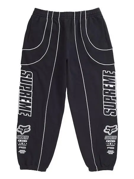 Supreme Fox Racing Sweatpant - Black