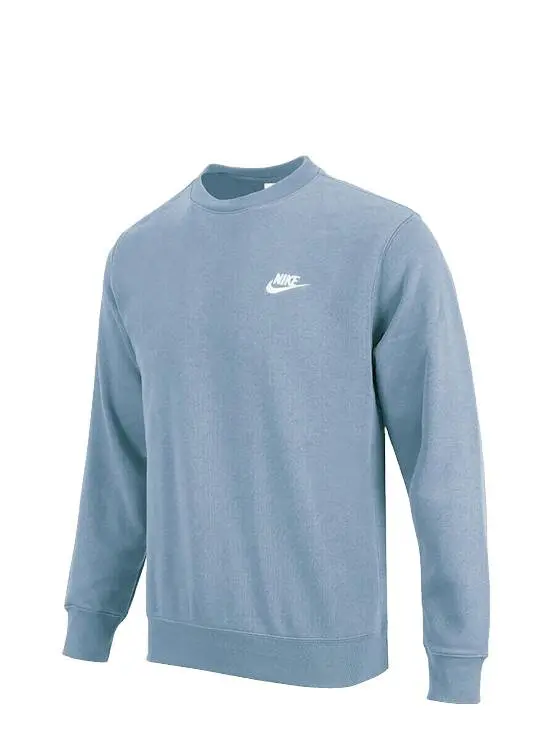Nike Sportswear Club Fleece Crewneck Sweatshirt - Ashen Slate/white