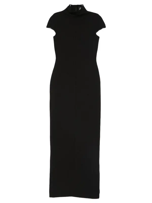 Solace London Lang Maxi Dress - Black