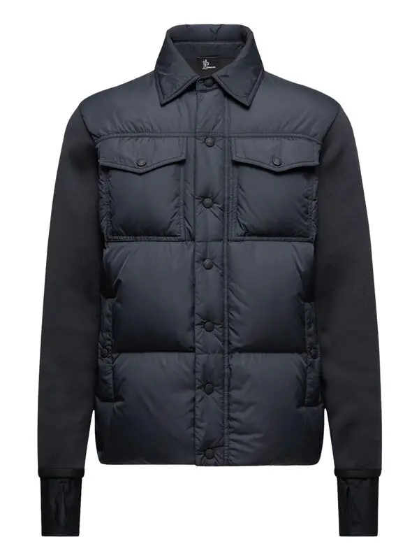 Moncler Sweater And Down Jacket Vest Combination - Blue