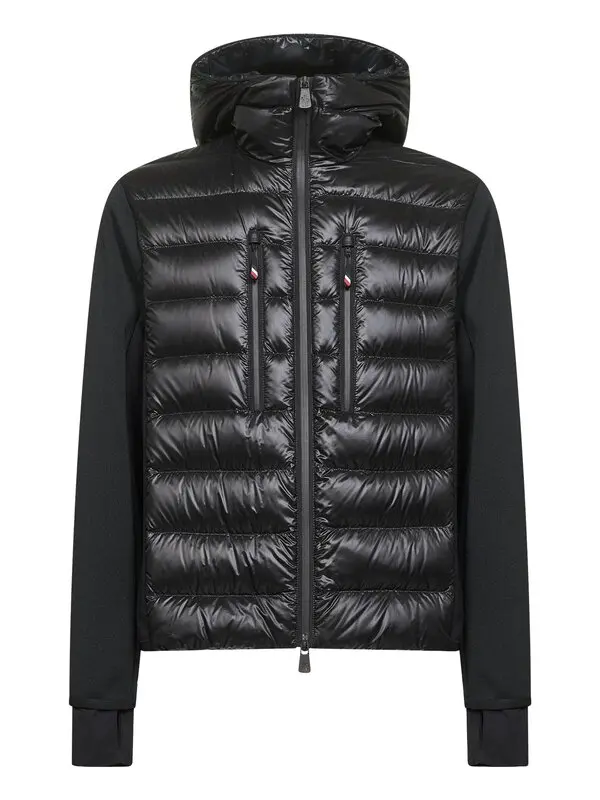 Moncler Padded Hoodie - Black