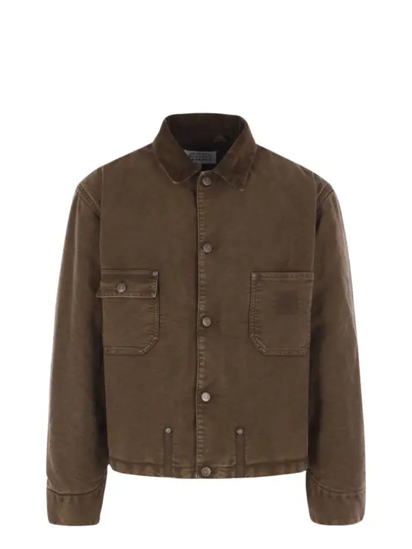 MAISON MARGIELA Cotton Sport Jacket - Brown