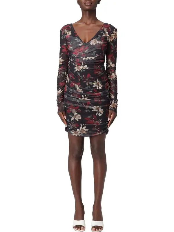 MAR DE MARGARITAS Floral Printed Dress - Black