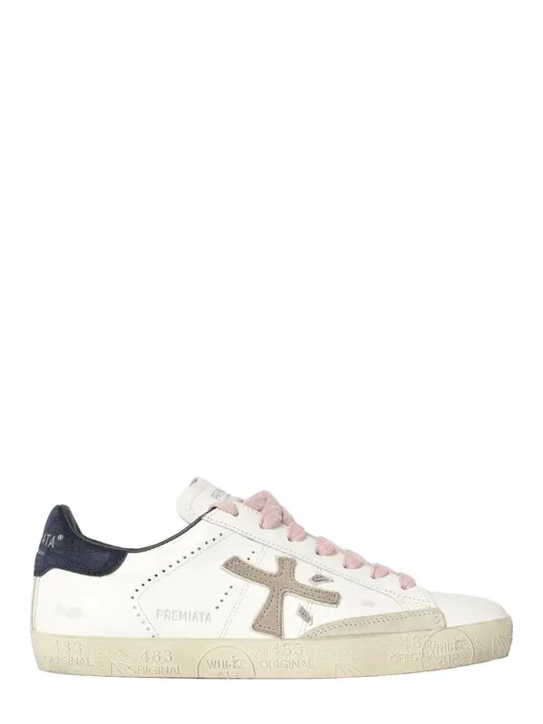 Premiata Lace Up Sneakers - Bianco 3
