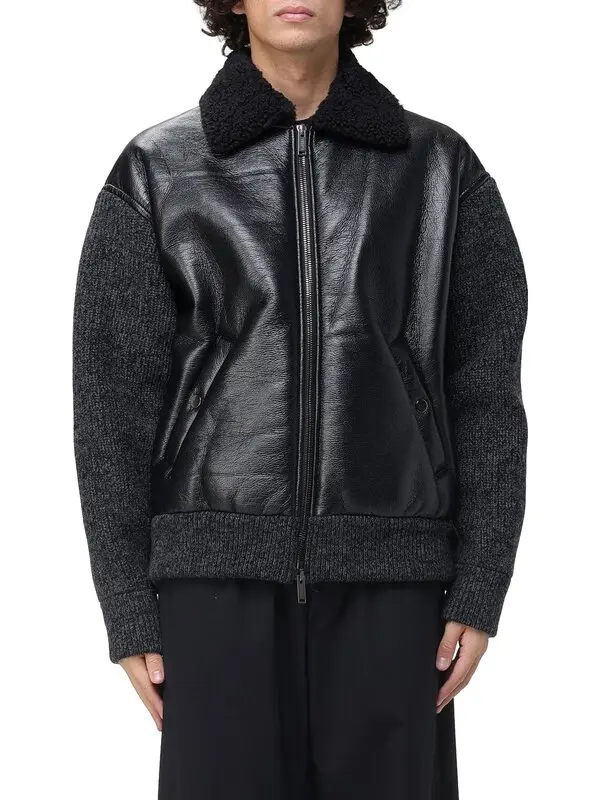 Iceberg Zip Up Jacket - Black