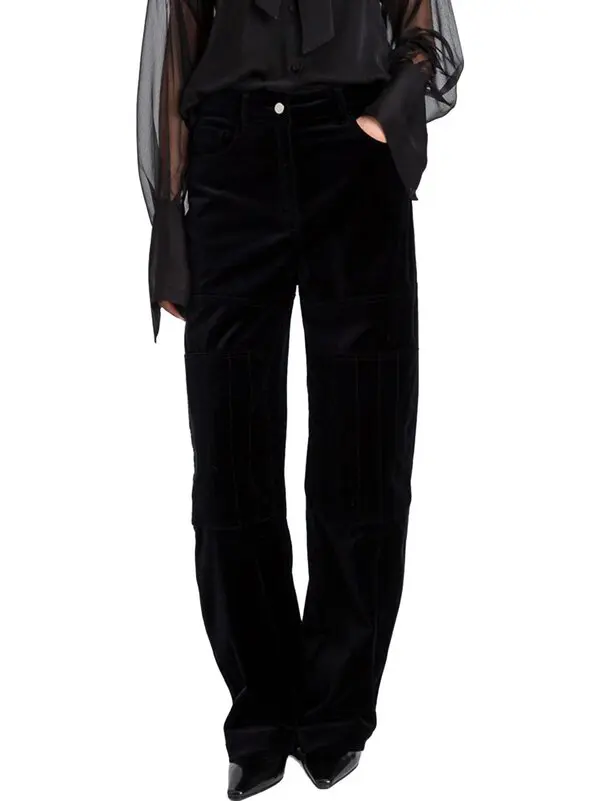 TWINSET Full Length Pants - Black
