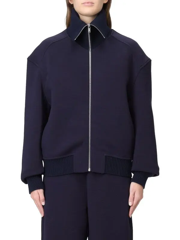 JIL SANDER Zip Up Jacket - Blue