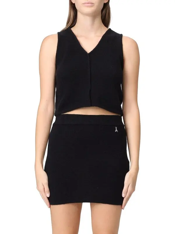 Patrizia Pepe Sleeveless Waistcoat - Black