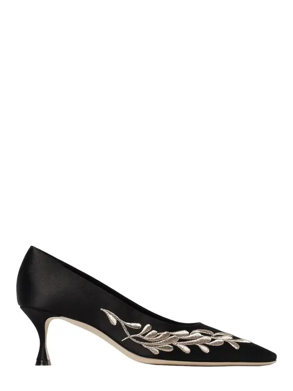 Manolo Blahnik Pointed Toe Pump - Black