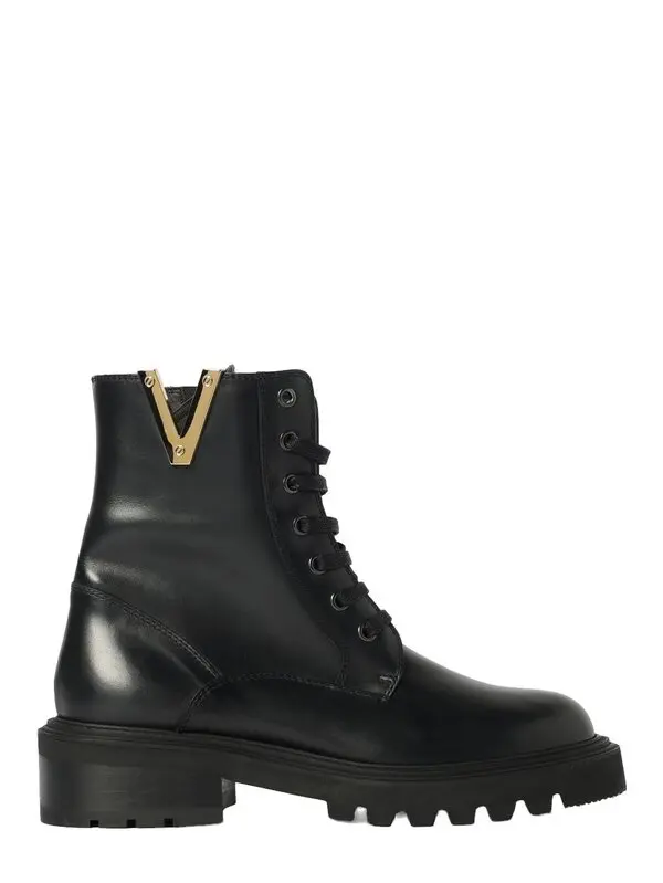 VIA ROMA 15 Lace-up Ankle Boots - Black