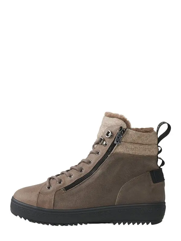 Bogner Anchorage Mid Boots With Spikes - Taupe