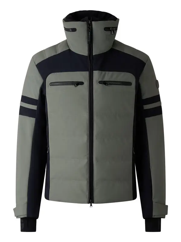 Bogner Minho Down Ski Jacket - Olive Green/black