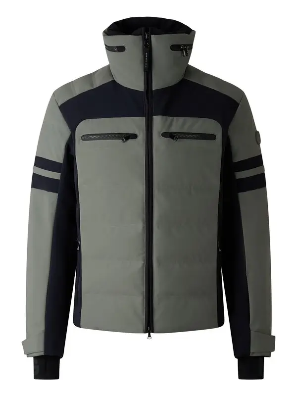 Bogner Minho Down Ski Jacket - Olive Green/black