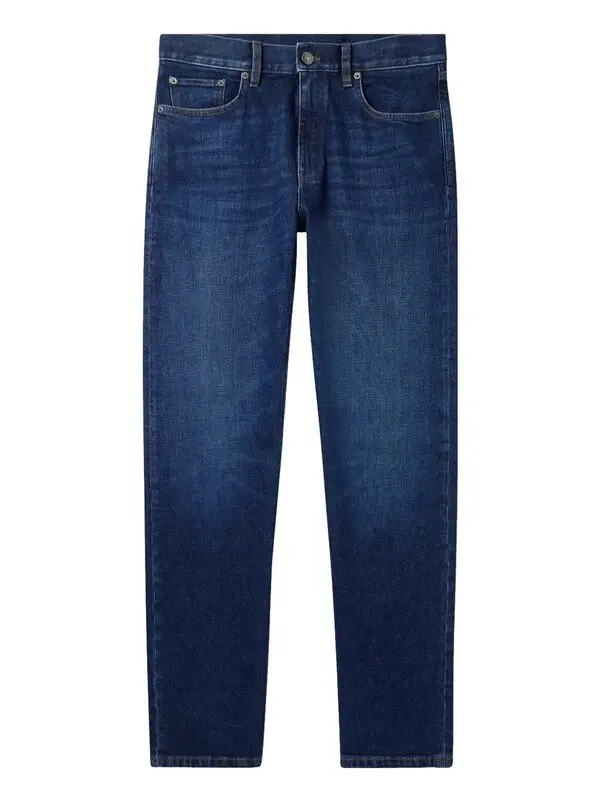 Zegna Roccia Straight-leg Stretch Jeans - Blue