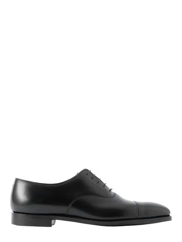 George Cleverley Leather Oxford Shoes - Black