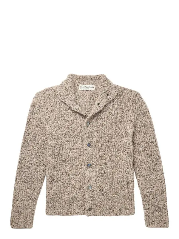 GOD'S TRUE CASHMERE Ribbed Cashmere Cardigan - Brown