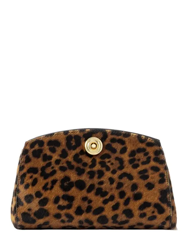 LIFFNER Leopard-print Calf Hair Clutch - Animal Print