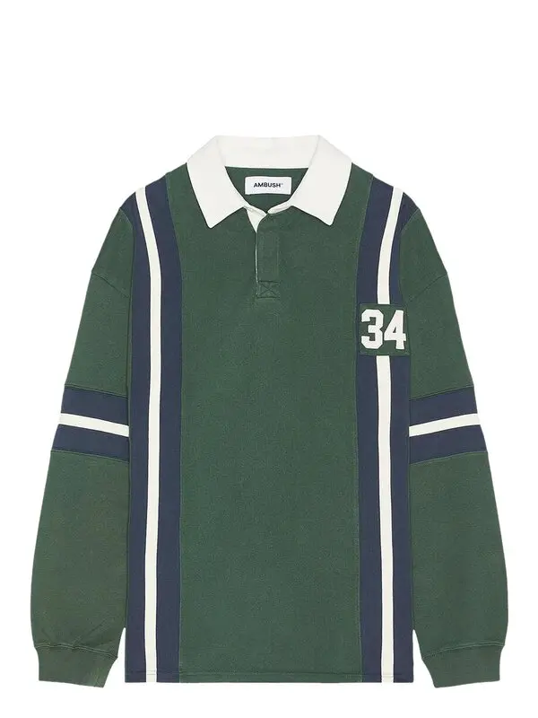 AMBUSH Striped Rugby Shirt - Green