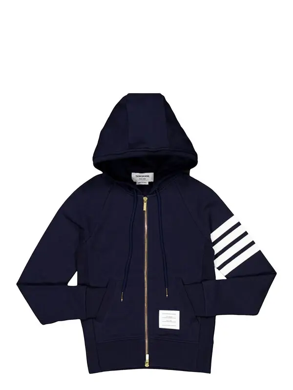 Thom Browne Full Zip-up Knitwear - Blue