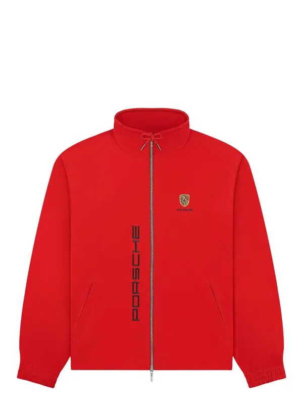 Aimé Leon Dore X Porsche Nylon Track Jacket - Red