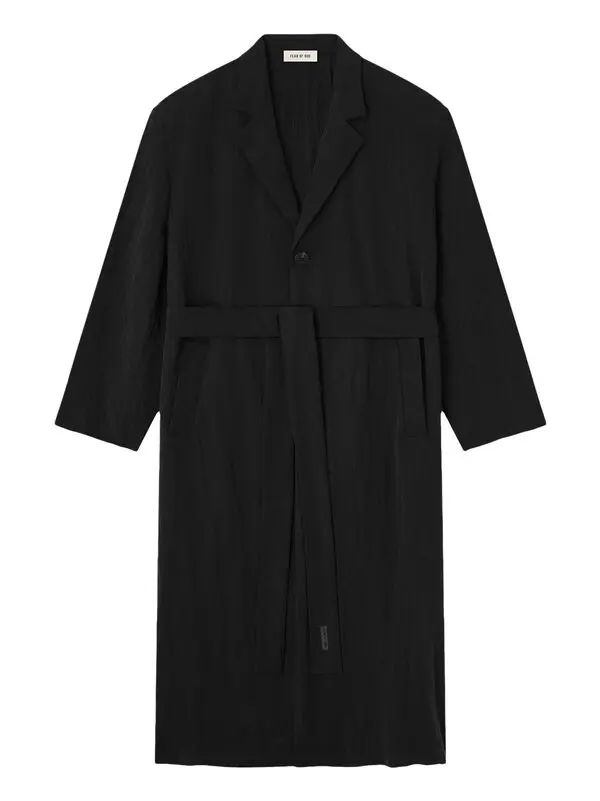 Fear Of God Classic Unlined Overcoat - Black