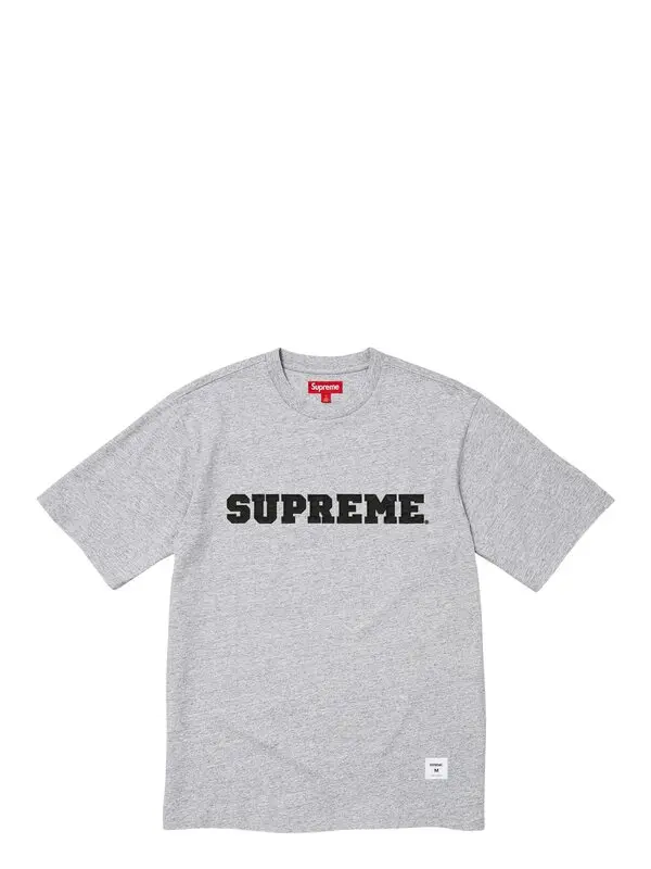 Supreme Collegiate Appliqué Top - Grey