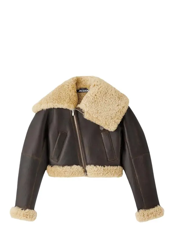 Jacquemus Le Blouson Aviatore Jacket - Brown