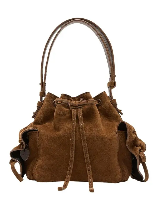 Acne Studios Multipocket Mini Bucket Bag - Brown