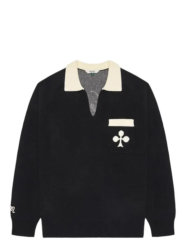 MALBON King Of Clubs Sweater - Black