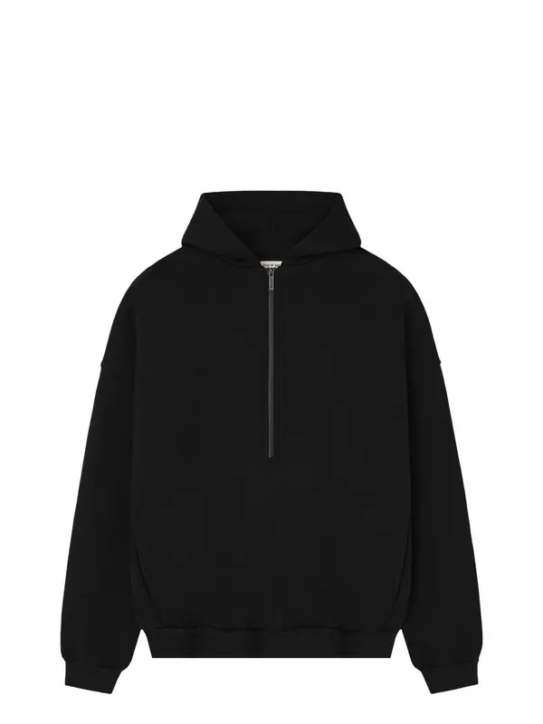 Fear Of God Athletic Half-zip Hoodie - Black