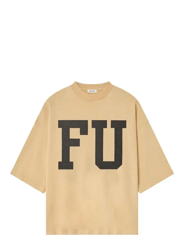 Fear Of God Relaxed "fu" Tee - Yellow