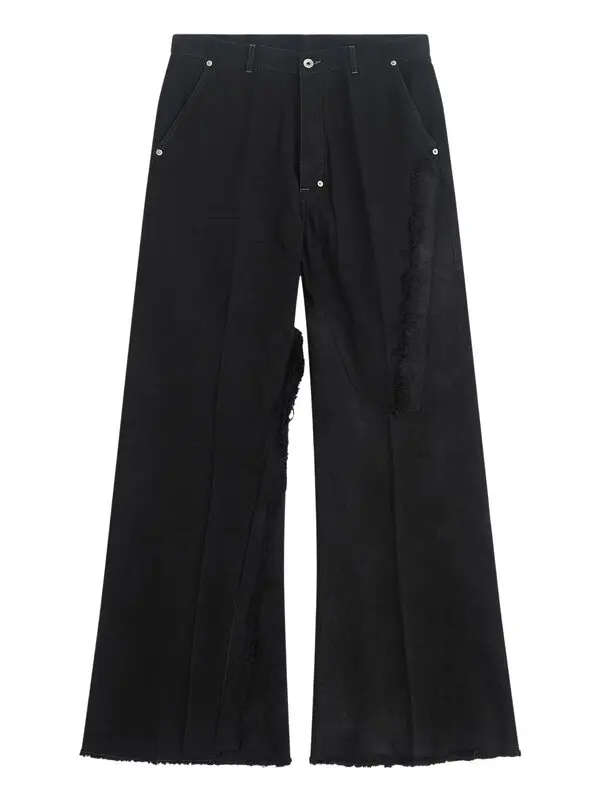 Rick Owens Denim Joris Trousers - Black