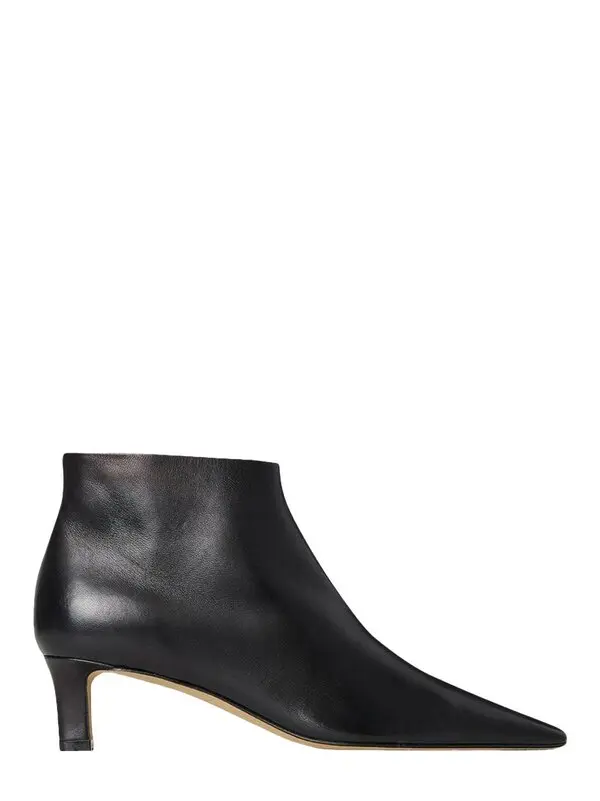 THE ROW Carla Ankle Boots - Black